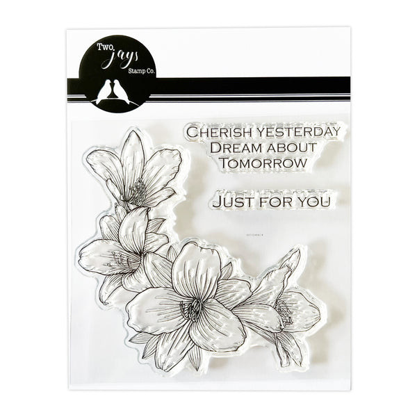 Lilly Flowers Stamp By Two Jays Stamp By John Lockwood CTJJ224 – Thats ...