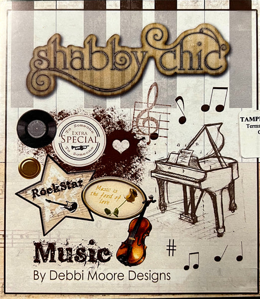 Shabby Chic Music Digicrafting Papercrafting CD Rom By Debbi Moore Des ...