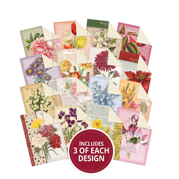 Fancy Floral Postcard Pad By Hunkydory – Thats Really Crafty