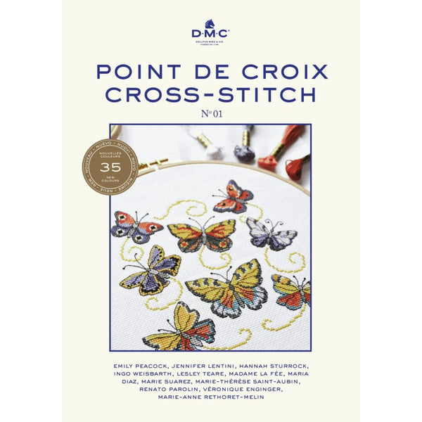 DMC Cross Stitch No.1 Point De Croix Pattern Book By DMC 15480/22 ...